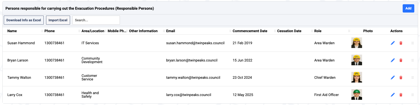 Add/Edit ECO Members – Locatrix