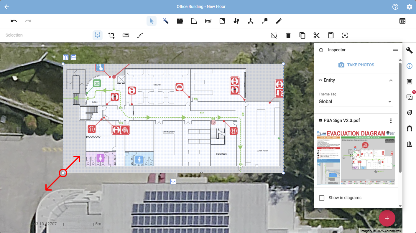 Importing and Scaling Floor Plans – Locatrix